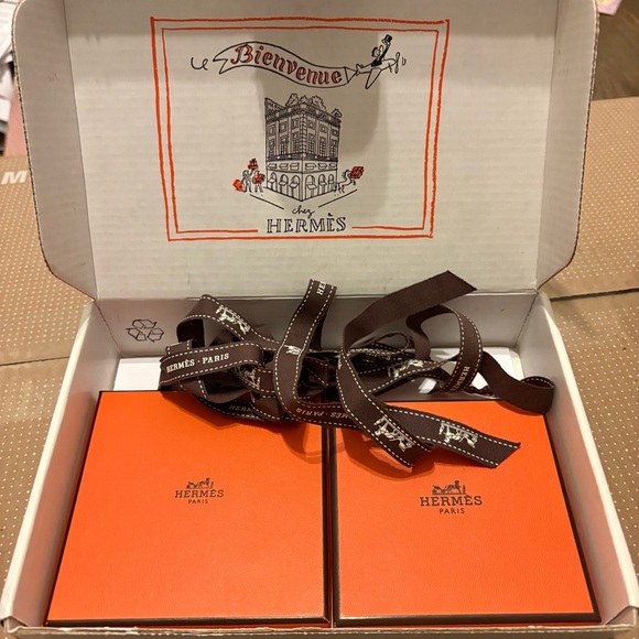 Hermes | Accessories | Hermes Gift Boxes With Ribbon Lot Of 2 | Poshmark
